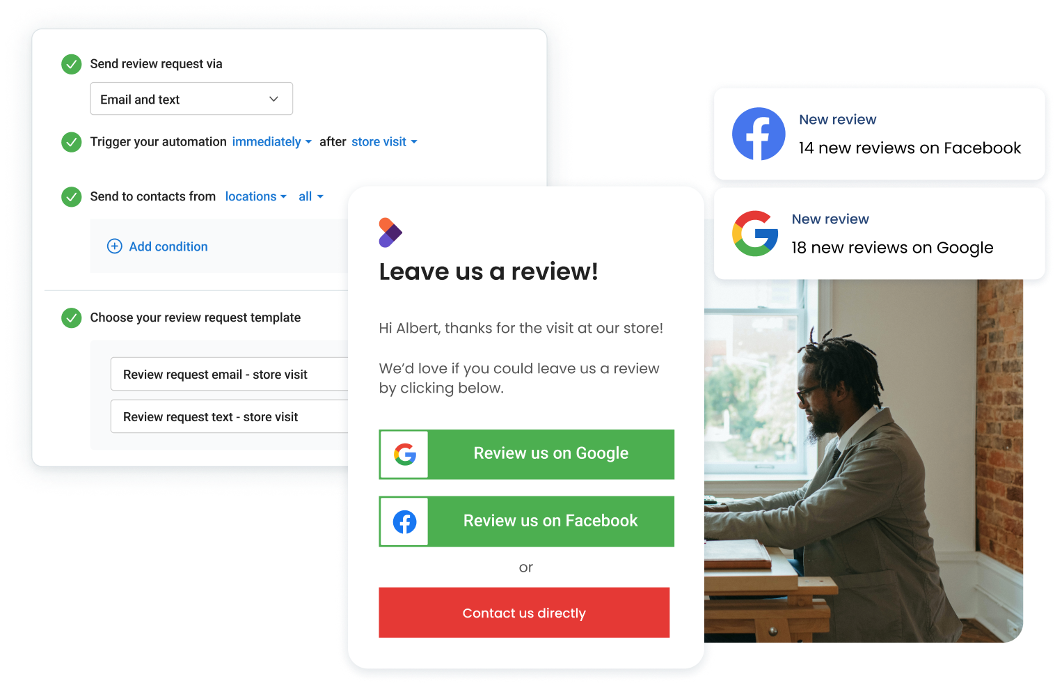 Automated Customer Review Generation Online for Businesses | Birdeye