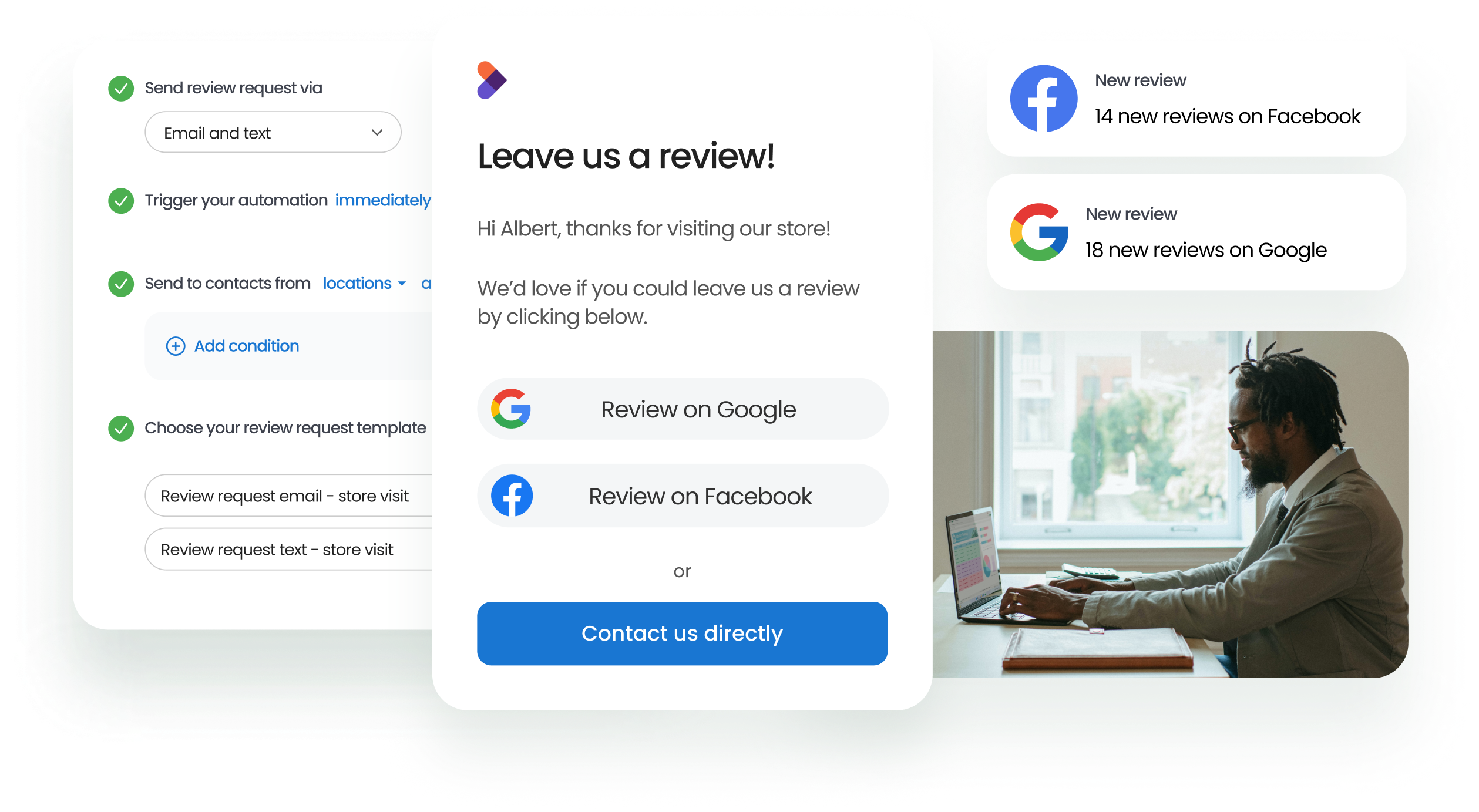 Automated Customer Review Generation Online for Businesses | Birdeye