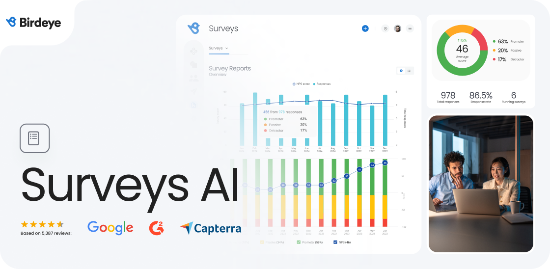Survey Analytics & Reporting Powered by AI | Birdeye