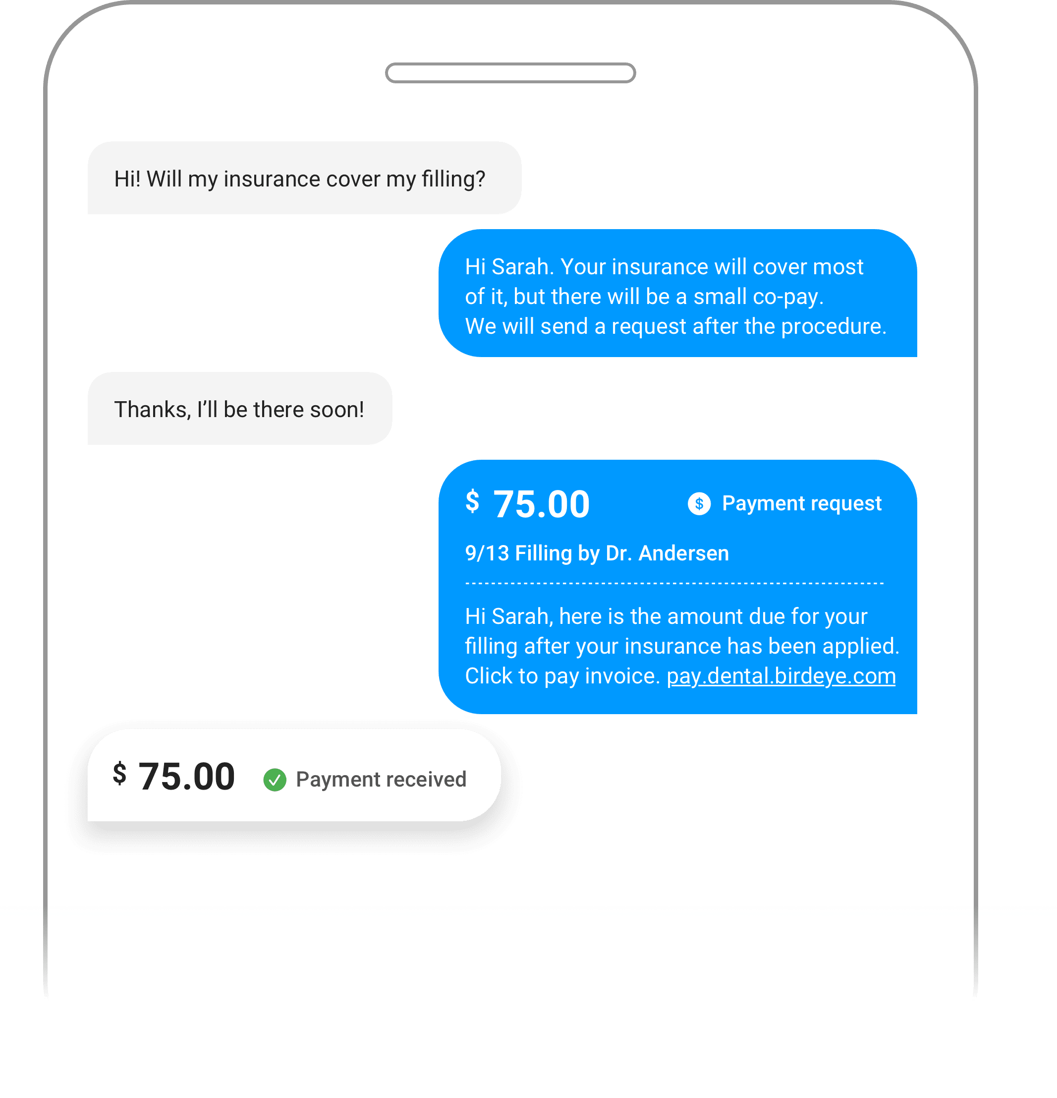 Payment By Text - Pay Services | Birdeye