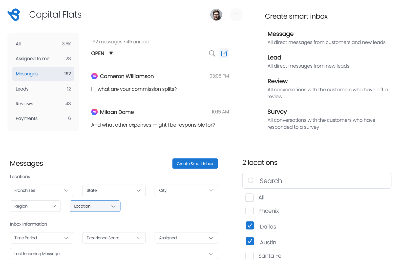 Business Messaging Inbox for Seamless Communication | Birdeye AU